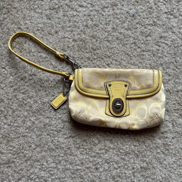 Coach | Bags | Small Yellow Coach Purse | Poshmark